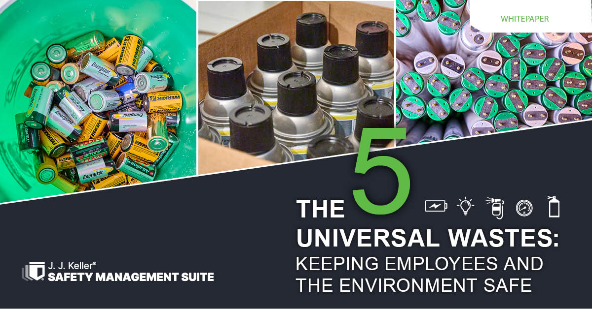 Free Whitepaper: 5 Universal Wastes: Keep Employees & Environment Safe