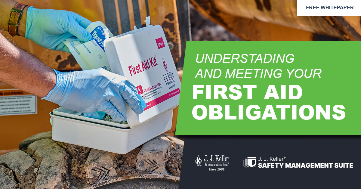 Understanding and Meeting your First Aid Obligations